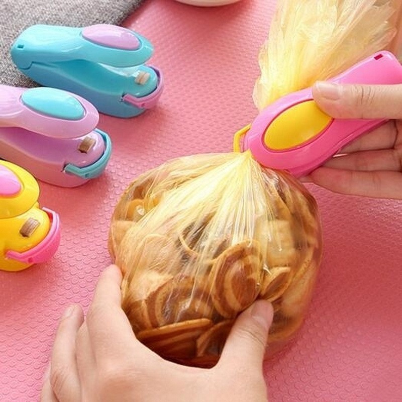 CUTE MINI HEAT SEALING MACHINE Impulse Sealer Seal Packing Plastic Bag ...