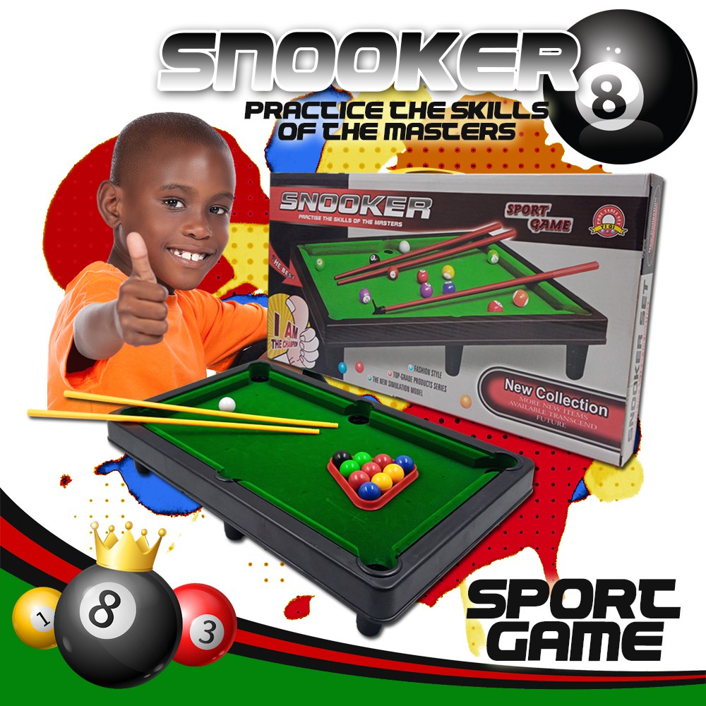 【Local Stock】 Pool Snooker Sports Billiard Pool Game Tabletop Game for ...