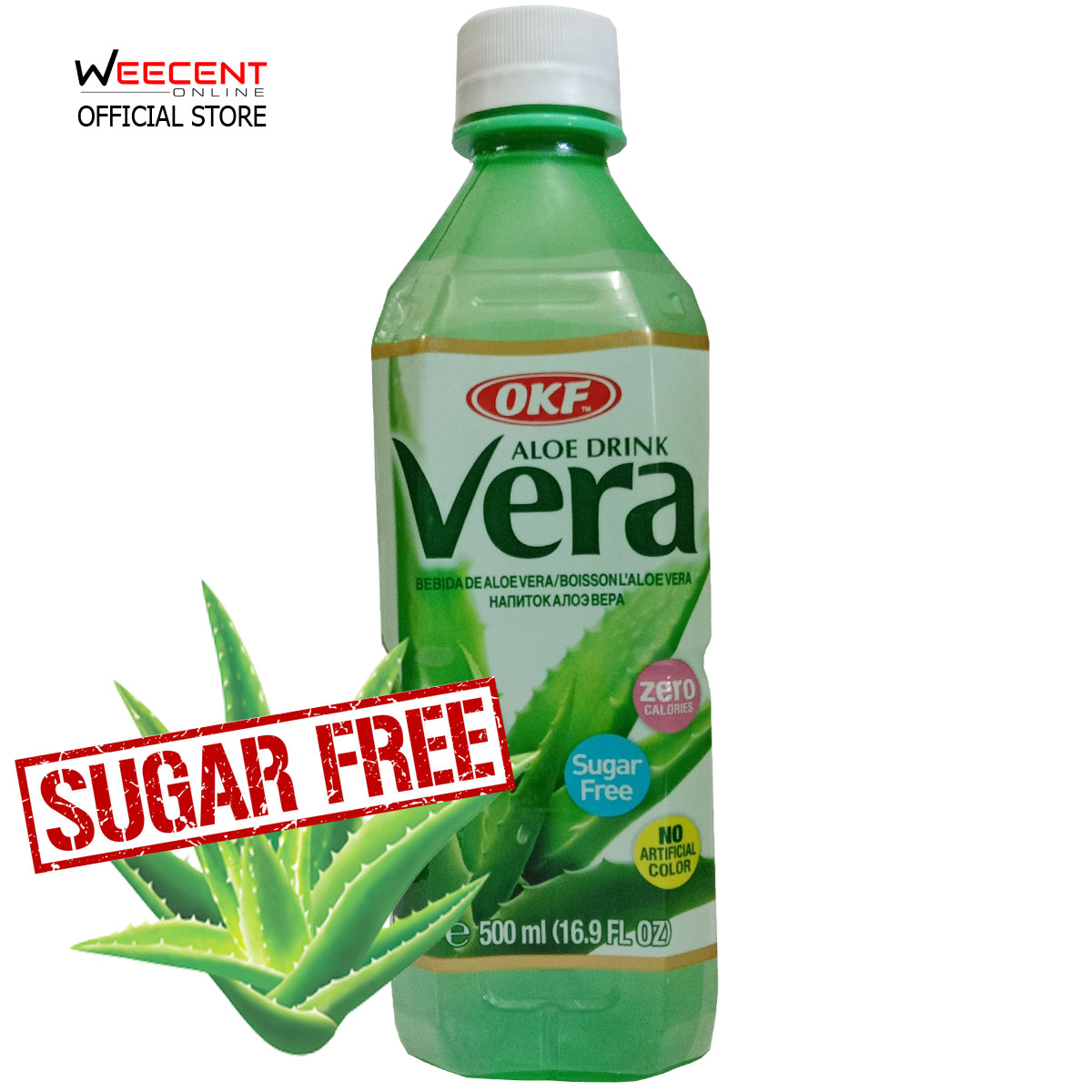 OKF VERA ALOE SUGAR FREE 500 ML | Lazada PH