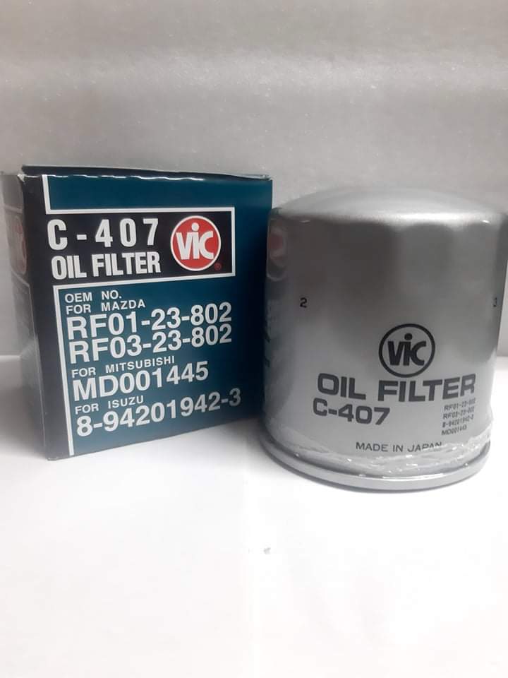 VIC OIL FILTER C-407 for MAZDA R2, 4G63, L300 GAS | Lazada PH