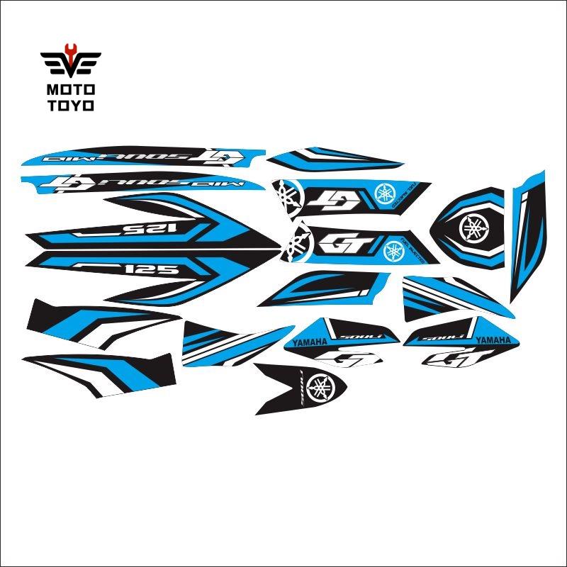 Yamaha Mio Soul i 125 Decals Motorcycle Full Body Decorative Stickers ...