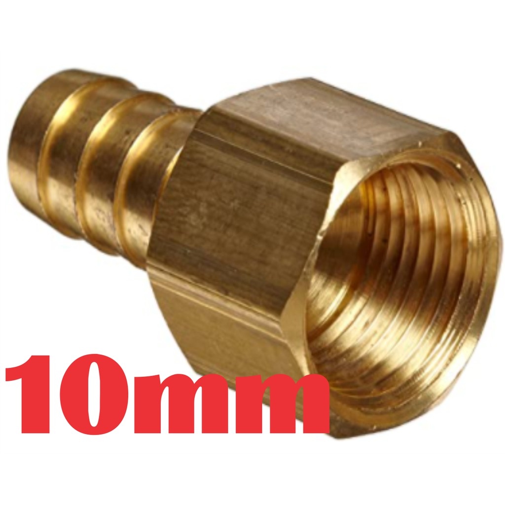 612mm Barbtail 1/8 1/4 3/8 1/2 Female Thread Brass Air Hose Fittings ...