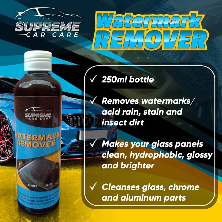 SET OF 2 Supreme Car Care Watermark Acid Rain Remover 250 ML | Lazada PH