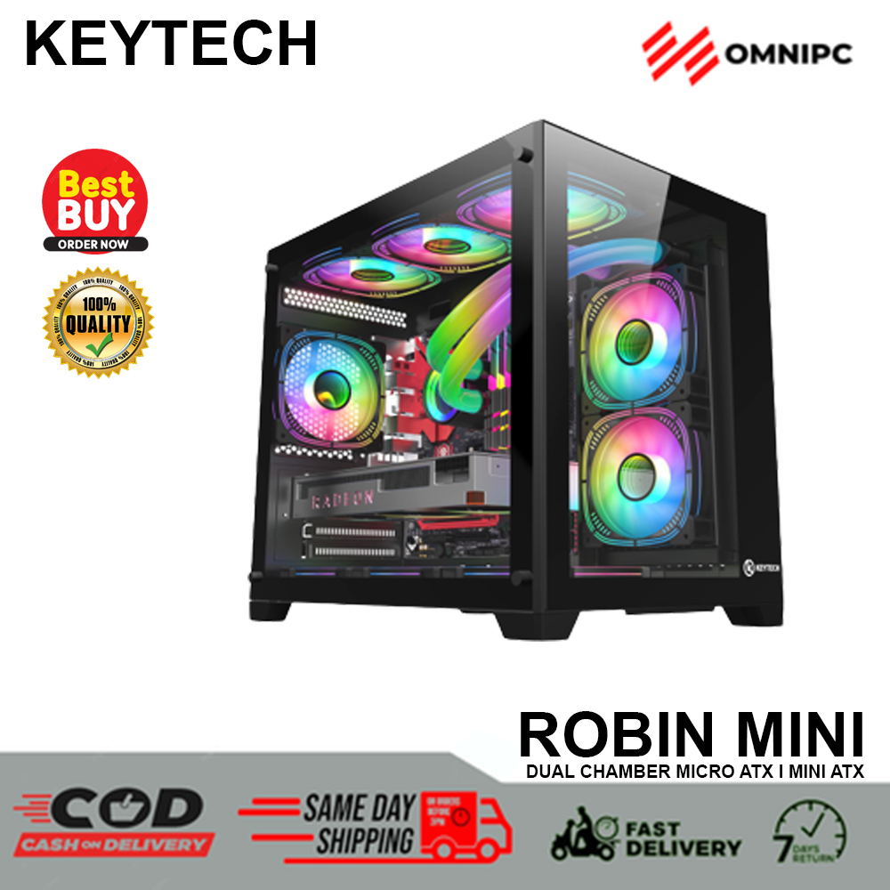 OMNIPC BEST BUY QUALITY PRODUCT KEYTECH ROBIN MINI Micro ATX Middle ...