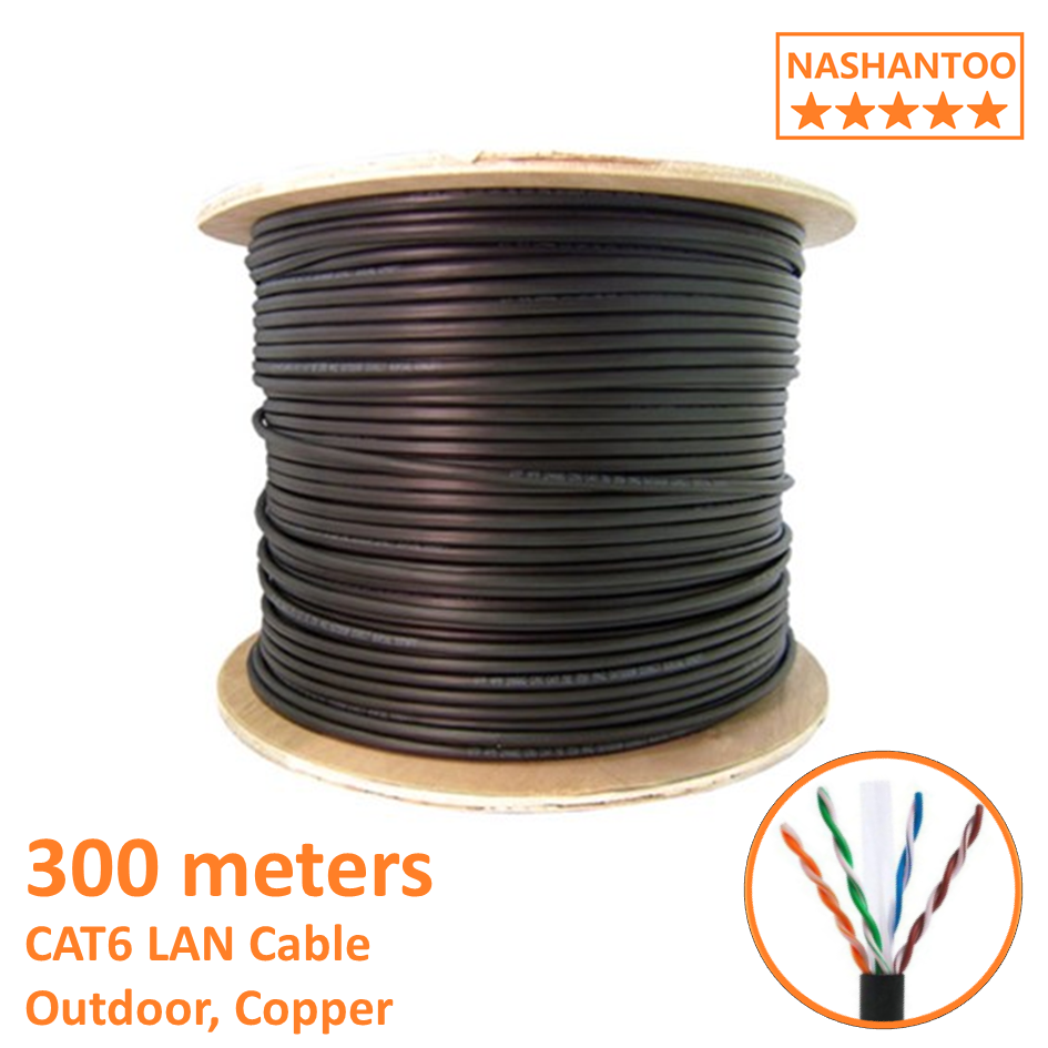300m CAT6 Copper Coated Aluminum Outdoor UTP LAN Cable, High Quality ...