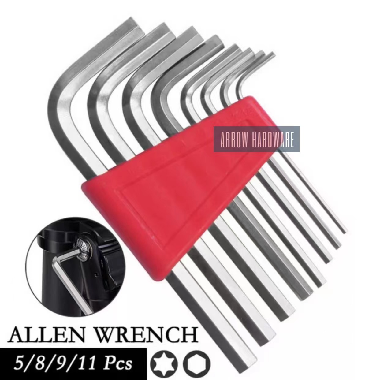 9 Pcs. Allen Wrench Set | Lazada PH