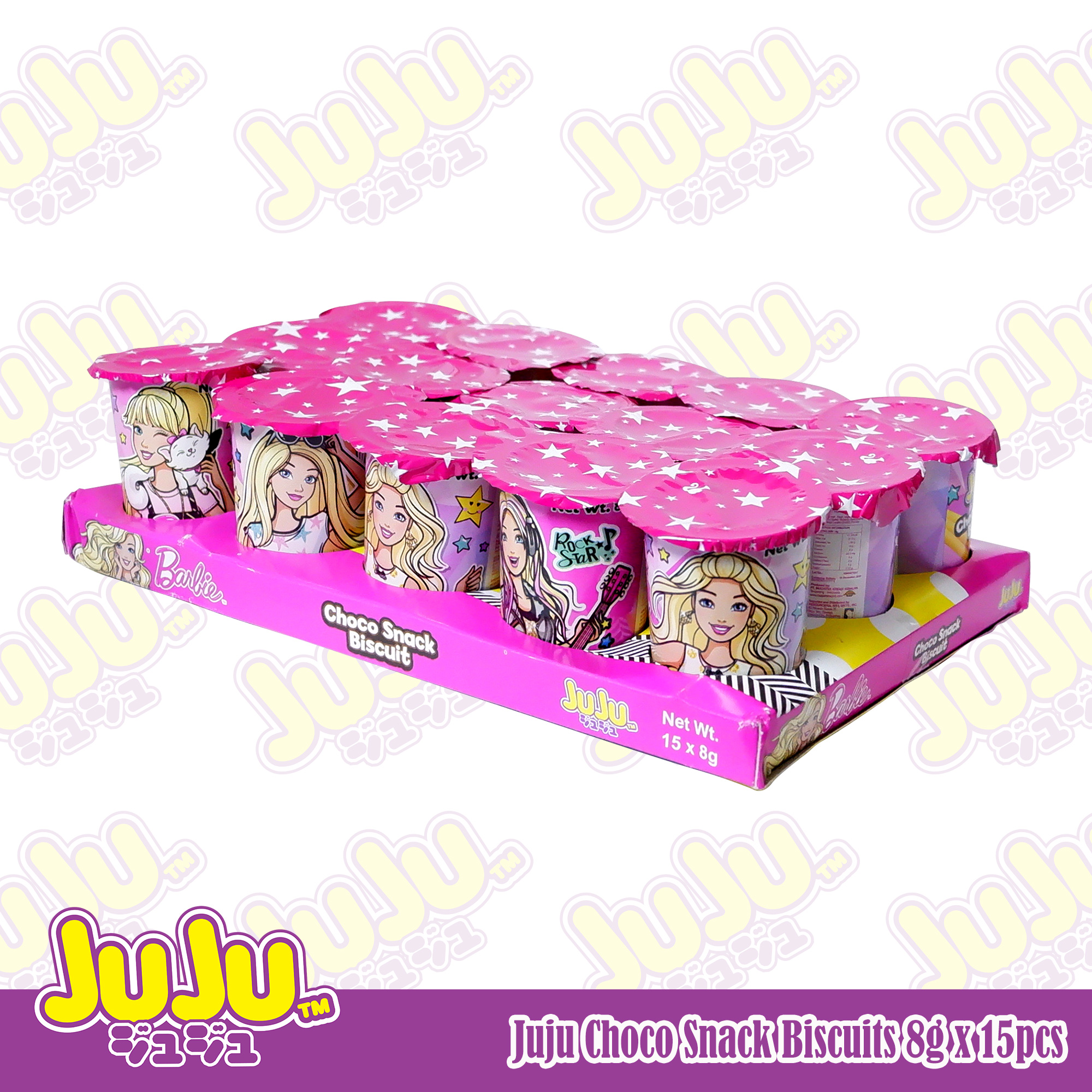 Barbie Choco Snack Biscuit with Choco Cream 8g Biscuit sticks with Dip ...