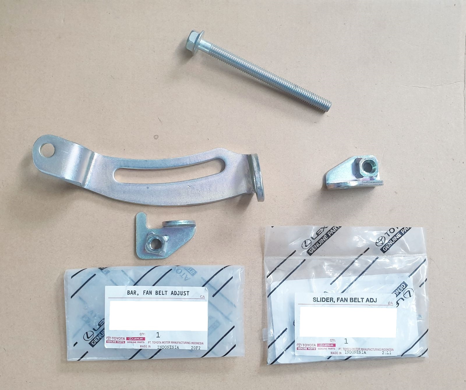 Toyota Wigo 1KR Gen 1 2 3 2014-2017-2023 Alternator Fan Belt Adjuster ...