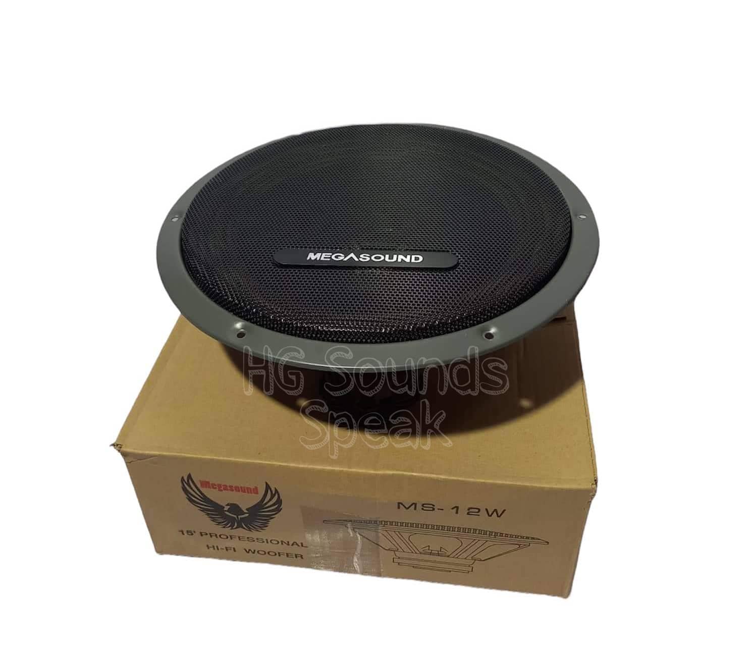 MEGASOUND(MS-12W)"12" HI-FI WOOFER SPEAKER 500WATTS | Lazada PH
