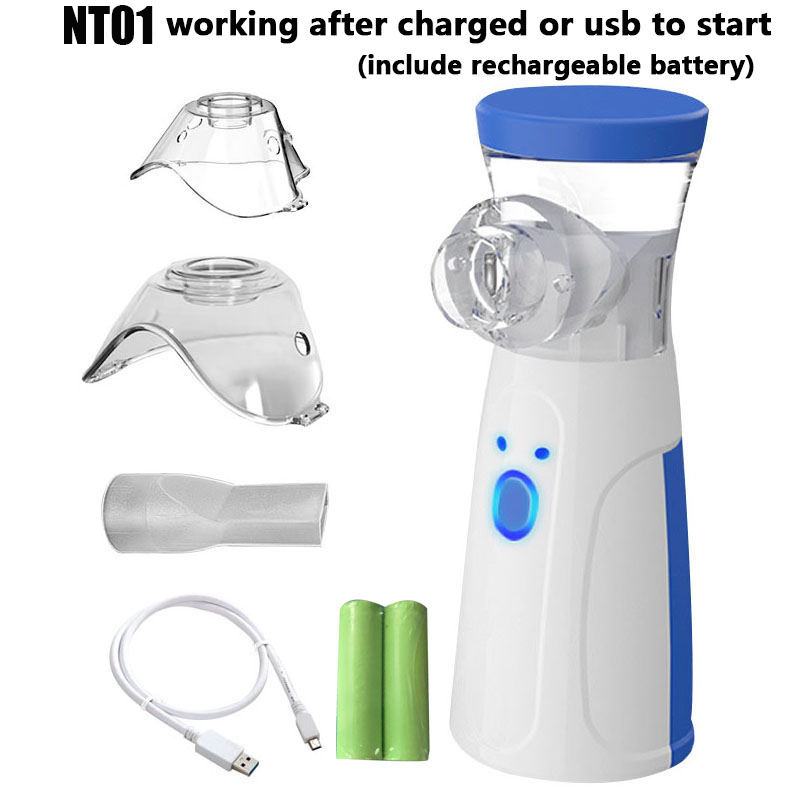 Portable Nebulizer Machine Rechargeable Inhaler Nebulizer Handheld ...