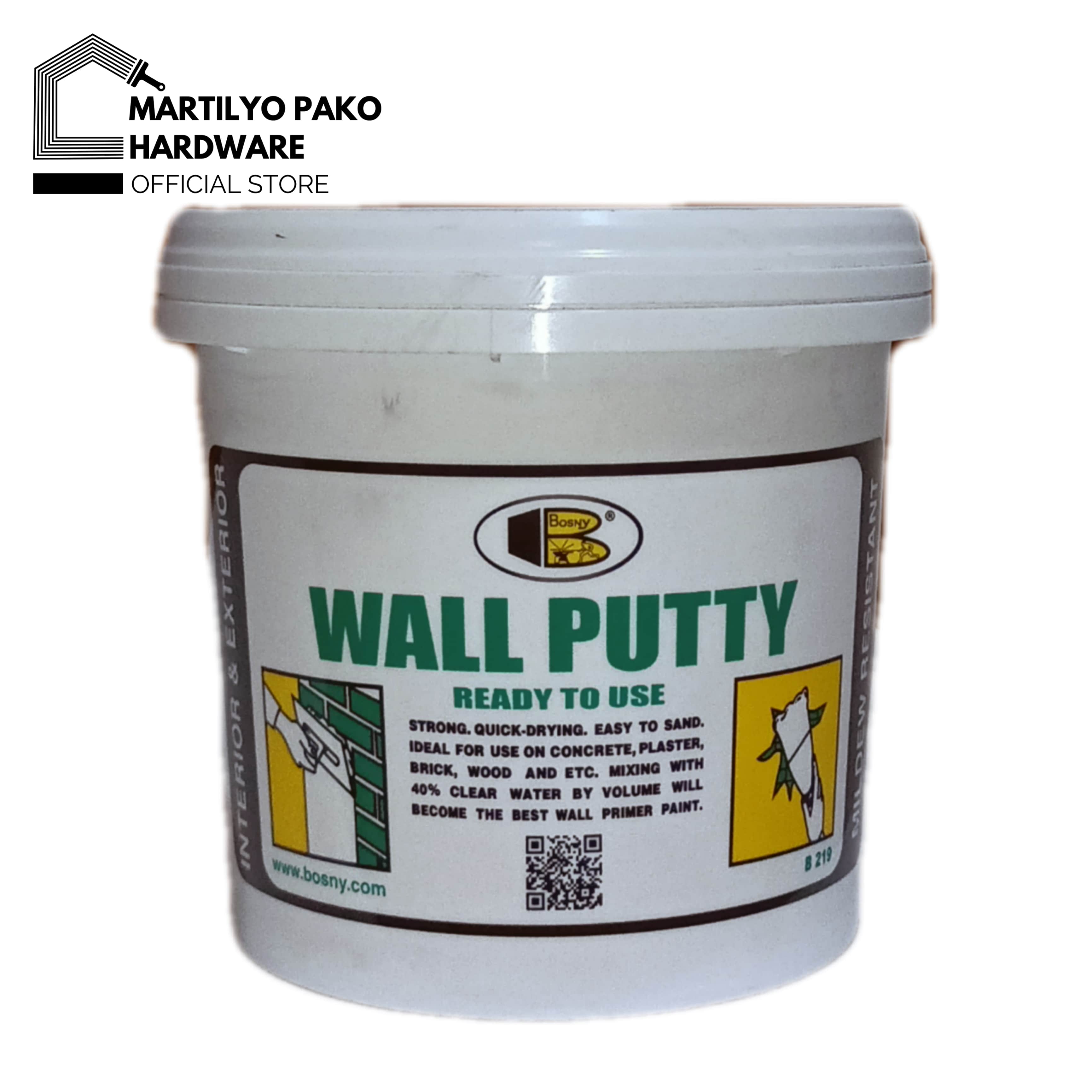 BOSNY Wall Putty Ready to Use (Masilya) | Lazada PH