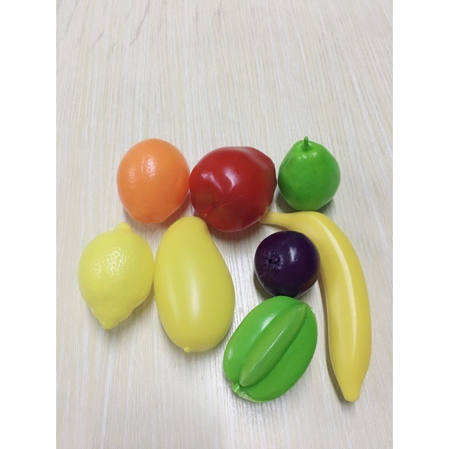 14 pieces of fruit or vegetable pretend toys - choose your design ...