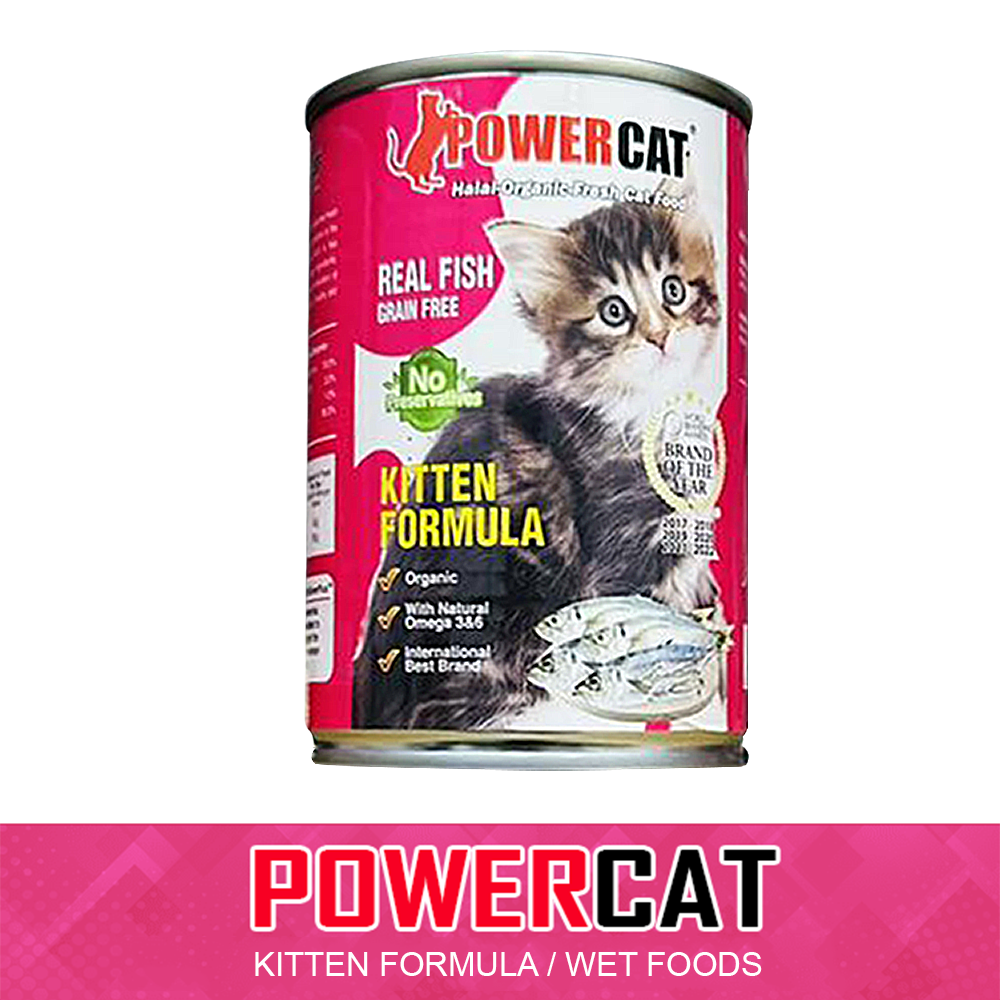 Powercat Halal Organic Fresh Cat Food Real Fish Grain Free Adult and ...
