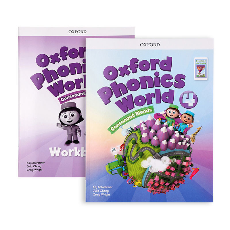 Oxford Phonics World 5 Reading Books 5 Workbooks Set Educational Toys ...