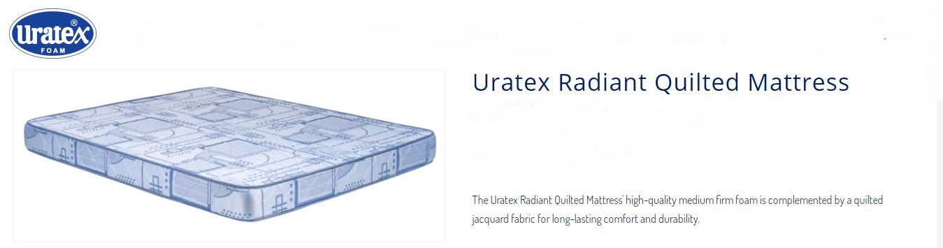 SCBC sc Uratex Radiant Quilted 4x48x75 (Double) | Lazada PH