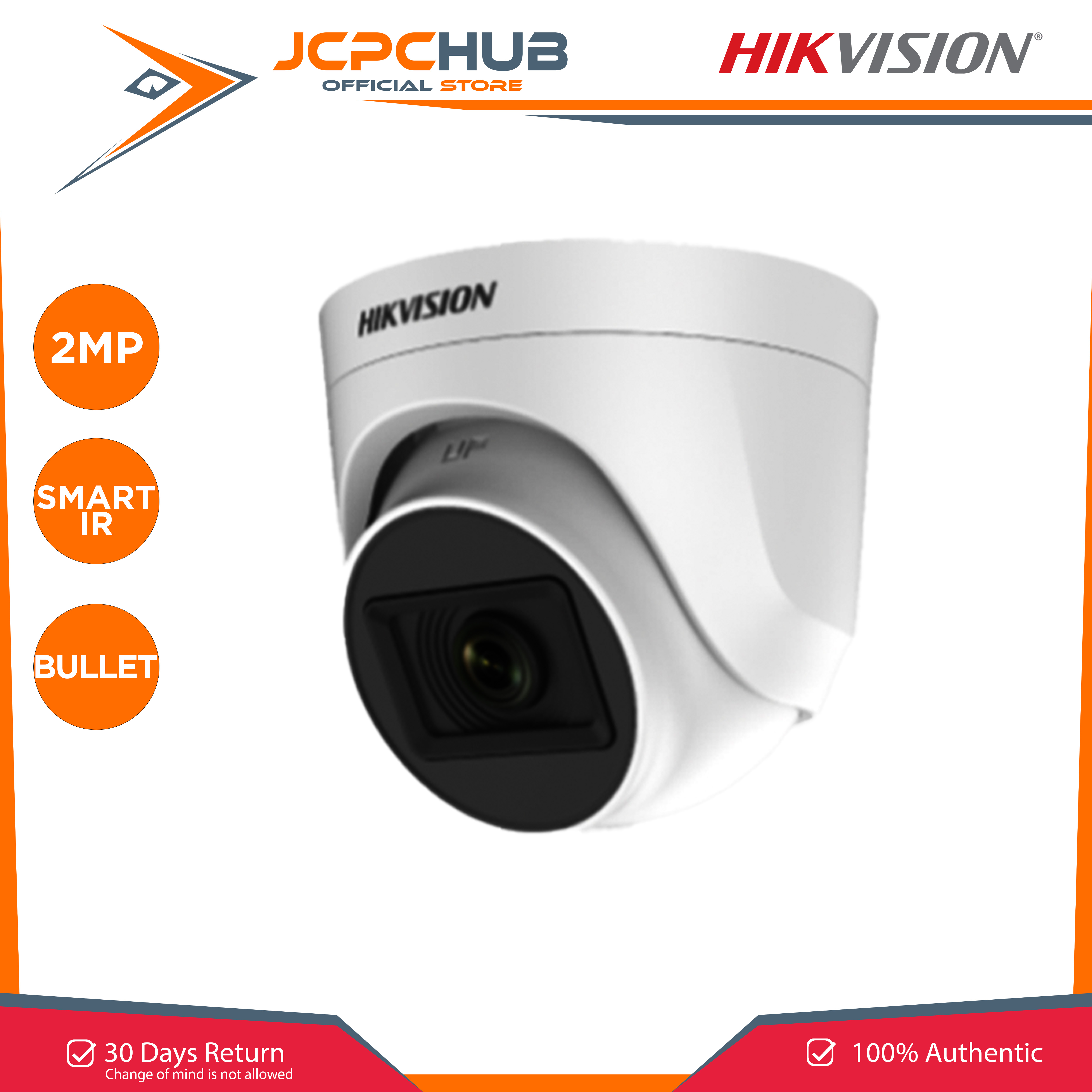 Hikvision Camera DS-2CE76D0T-EXIPF Dome 2 MP Indoor Fixed Turret / Dome ...