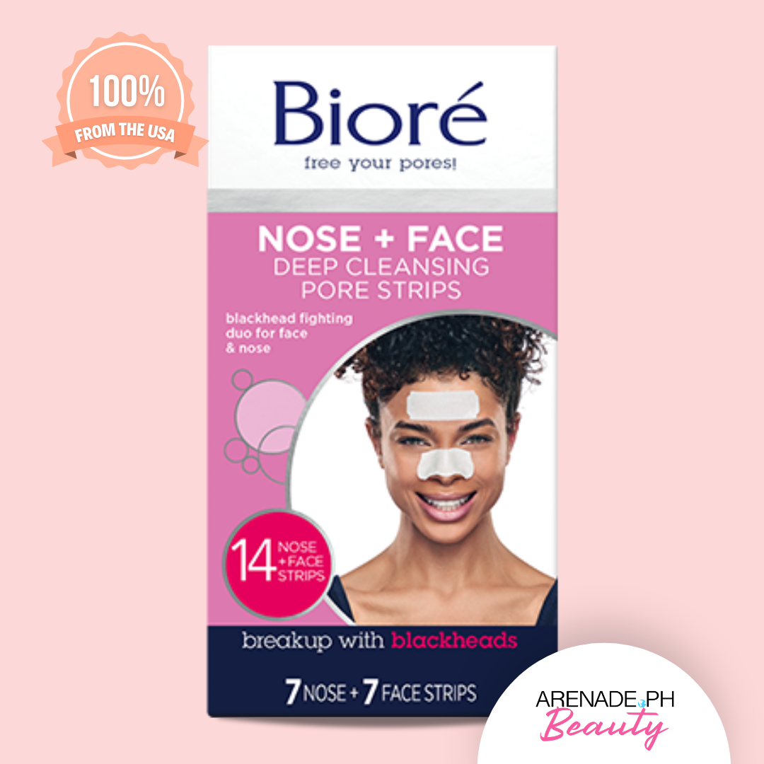 Biore Blackhead Fighting Duo for Nose & Face, Deep Cleansing Pore ...