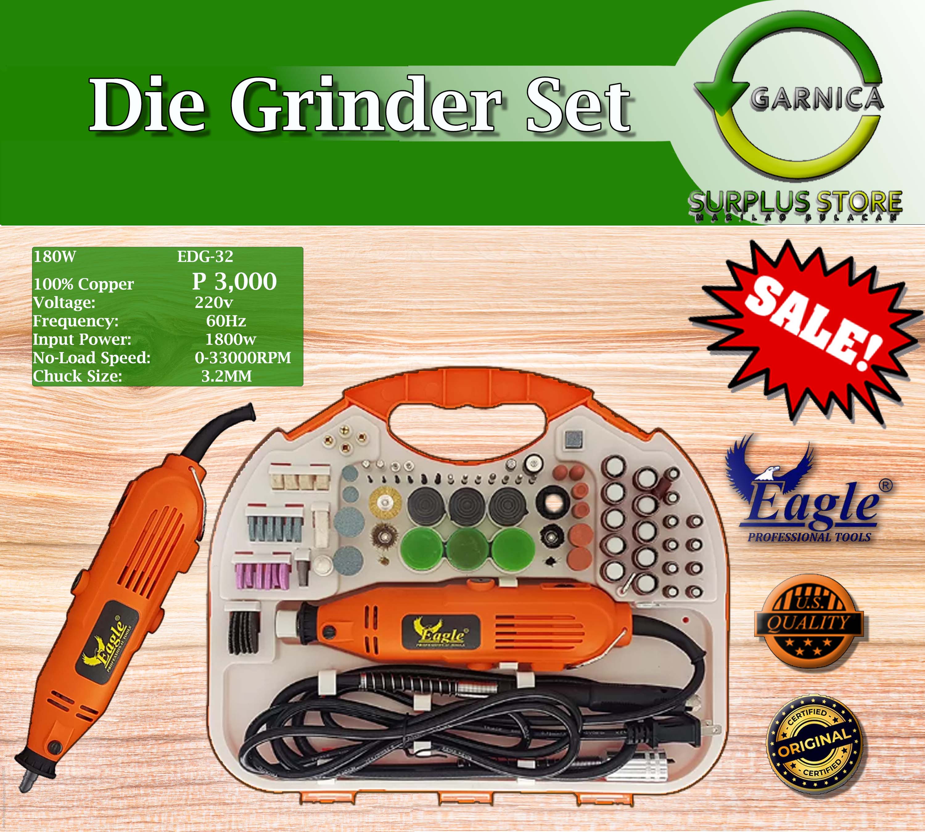 Eagle Die Grinder Set | Lazada PH