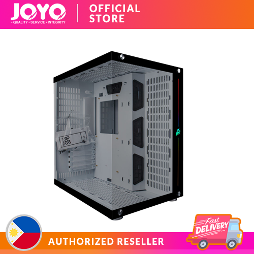 1STPLAYER STEAMPUNK SP8 MID-TOWER GAMING CASE W/TG/ ATX (WHITE) | Lazada PH