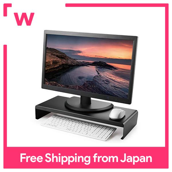 ELECOM Display Stand Monitor Stand PC Stand (8.2cm height) Black PCA ...