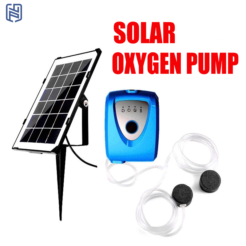 TEYIN Solar Oxygen Generator Oxygen Pump DC USB Charging Solar Aquarium ...