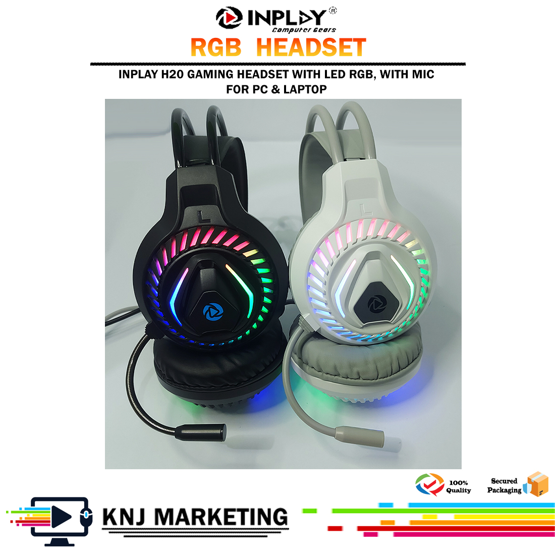 INPLAY H20 RGB GAMING HEADSET | Lazada PH