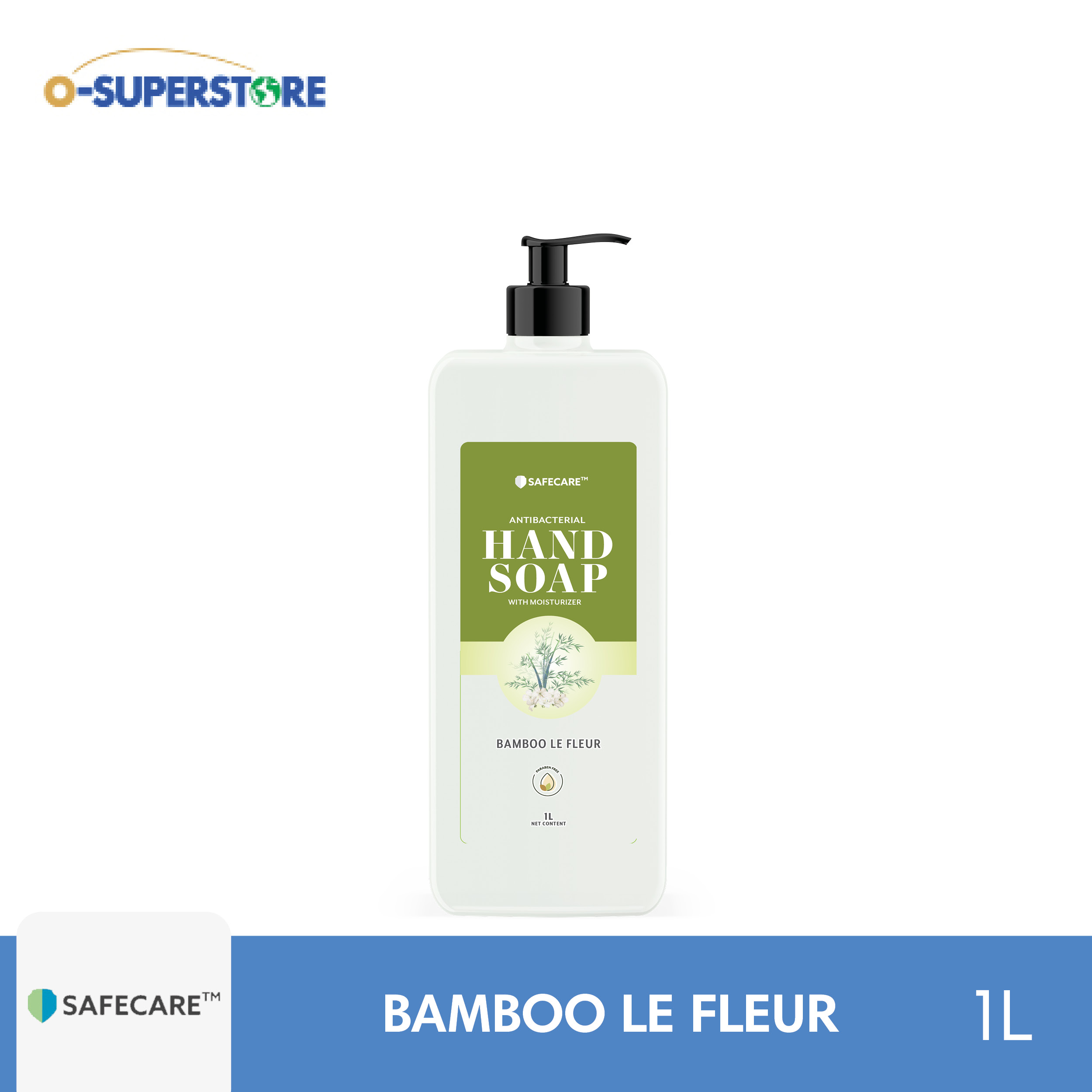 Safecare Plus Hand Soap w/ Moisturizer - Bamboo Le Fleur Scent 1L / 1 ...