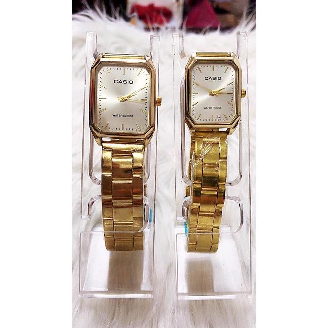 Casio Vintage Analog Jewerly Gold Watches (1pc) Relo Watch AQ230 ...