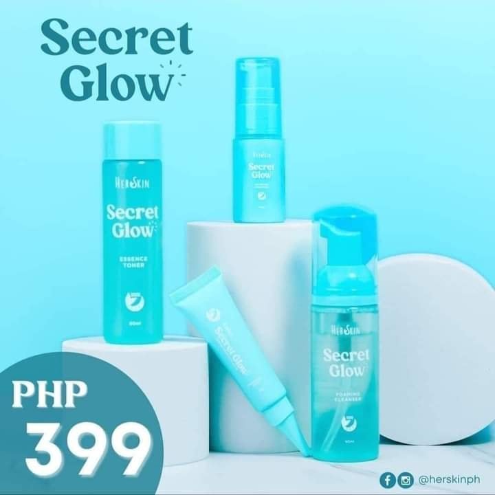 SECRET GLOW MAINTENANCE KIT BY HERSKIN. Safe for Pregnant, Lactating ...