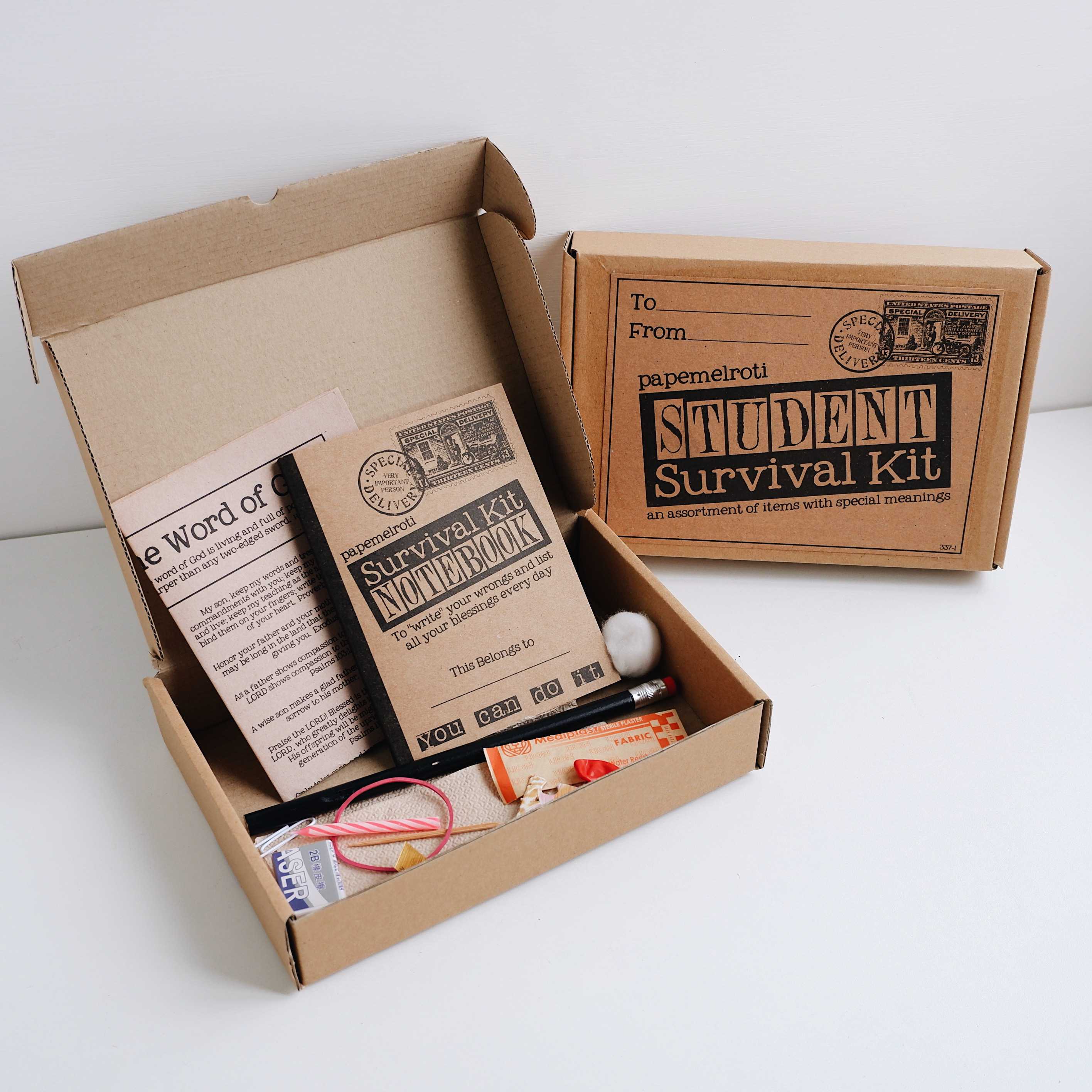 Papemelroti "Survival Kit" Gift For Love Father Mother Student ...