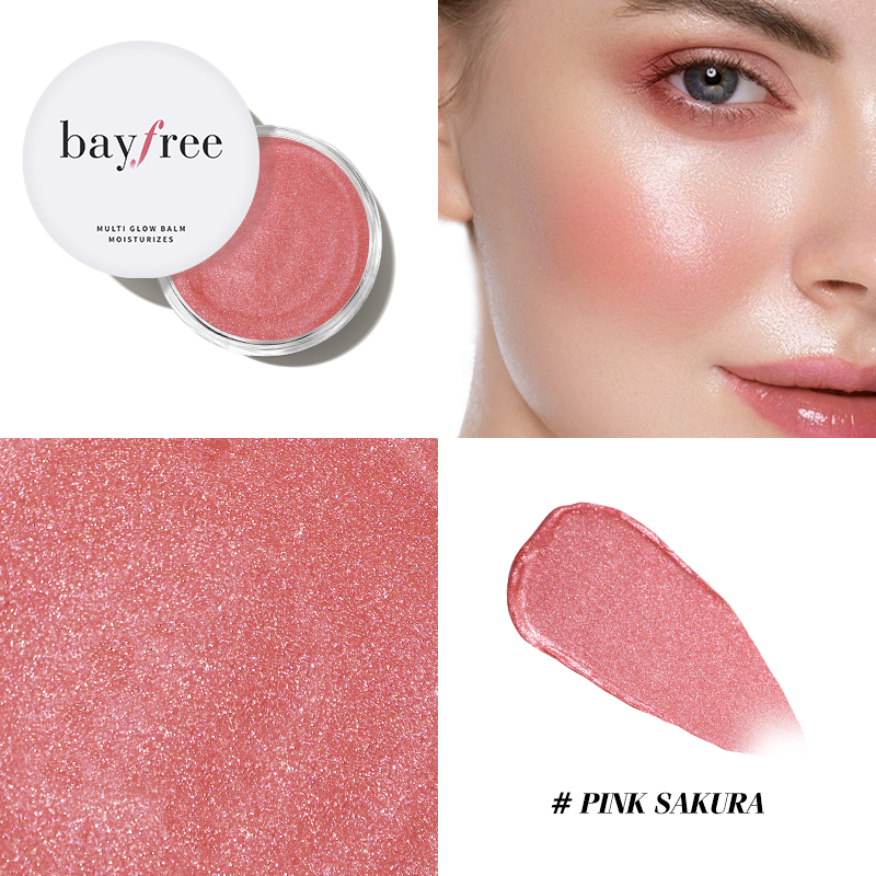 Bayfree Multi Glow Balm Cheek Highlight Blusher Multi-Use Brighten Face ...