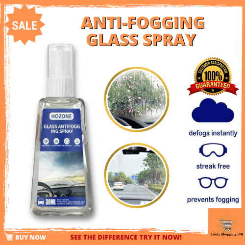 HOZONE Anti-fogging Glass Spray | Rainproof & Waterproof Antifogging ...