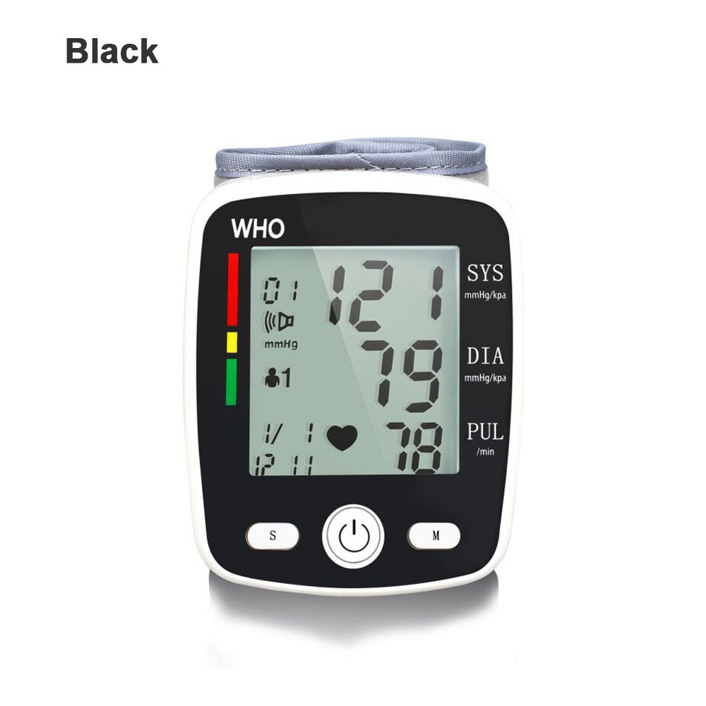 Portable Digital Monitor Wrist BP Usb Charging Voice Sphygmomanometer ...