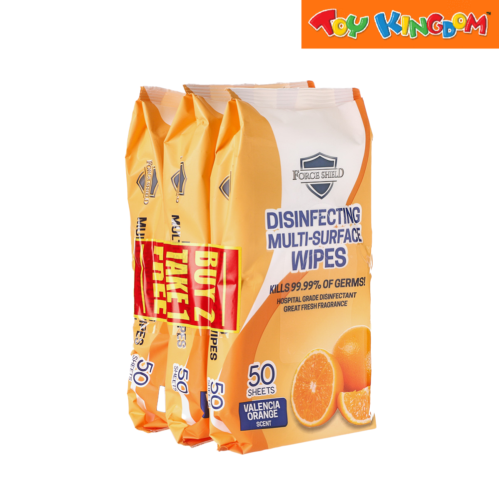 Force Shield Disinfecting Wipes 50 Sheets (Buy 2, Take 1) | Lazada PH