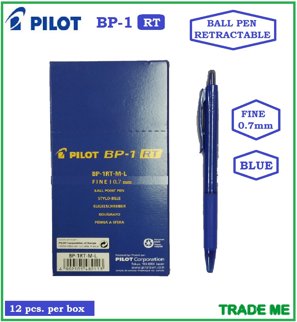 BP-1 RT PILOT RETRACTABLE BALLPOINT PEN FINE 0.7mm | Lazada PH