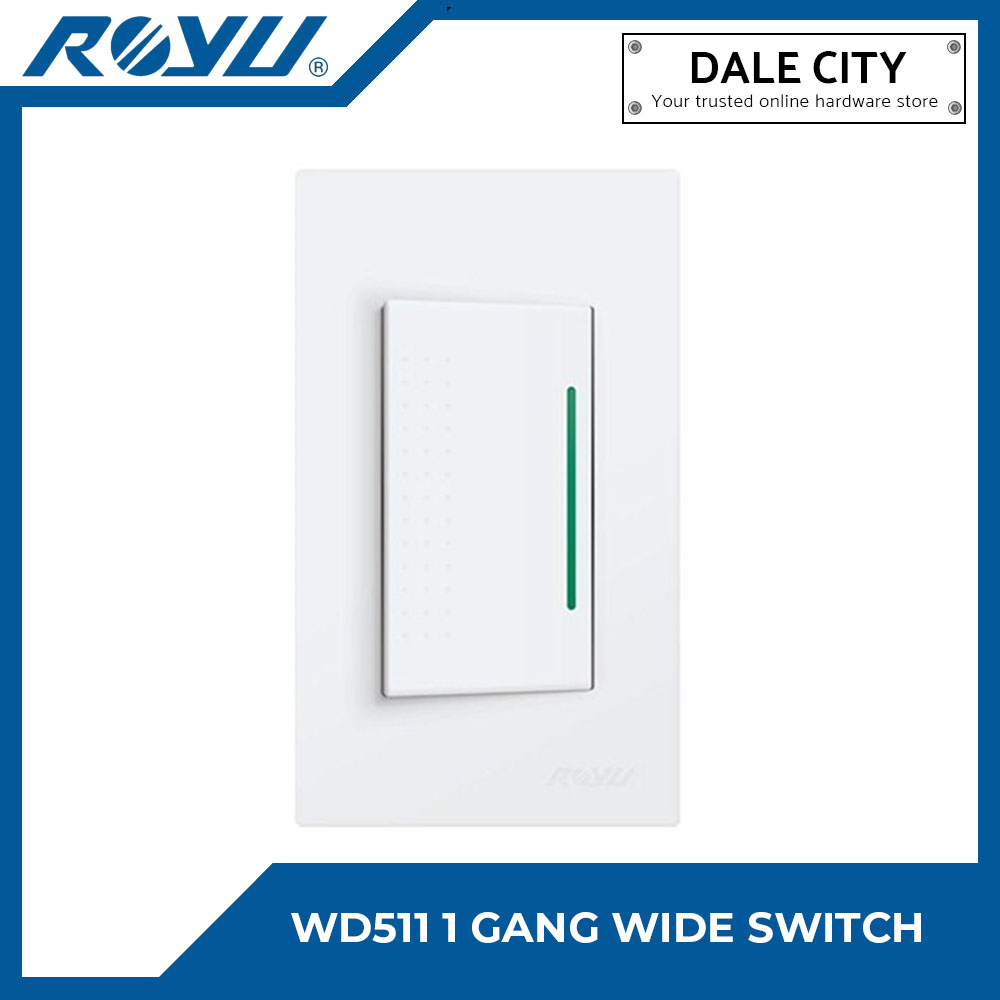 ROYU Switch with Reflector Wide Series 1gang - WD511; 2gang - WD513 ...