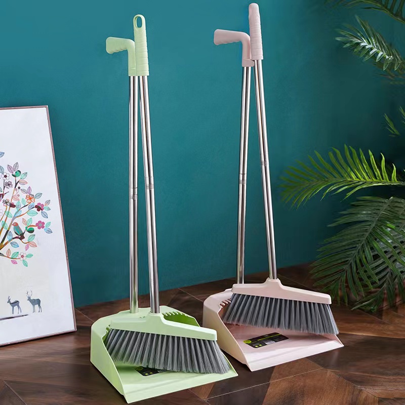 Broom and Dust Pan Set Household Mop Cleaning Outdoor Indoor Walis ...