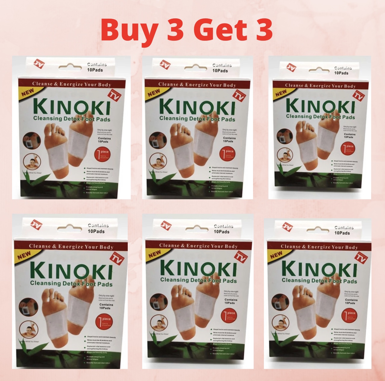 Original KIYOME Kinoki Foot detox / detox foot patch | Lazada PH