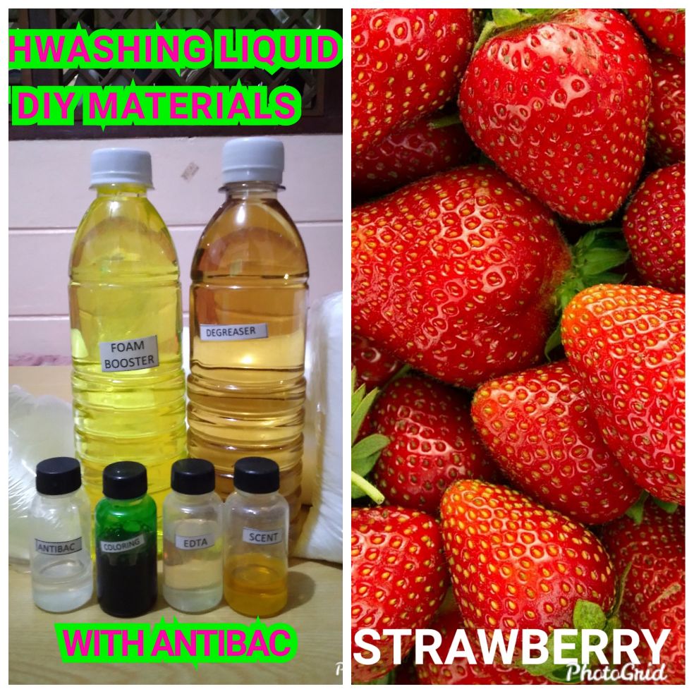 DISHWASHING LIQUID KIT DIY 17 to 18 LITERS (STRAWBERRY SCENT) | Lazada PH