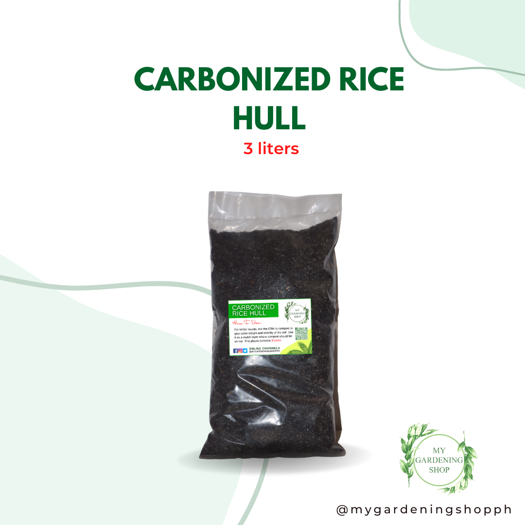 SOIL CARBONIZED RICE HULL 3LITERS ORGANIC | Lazada PH