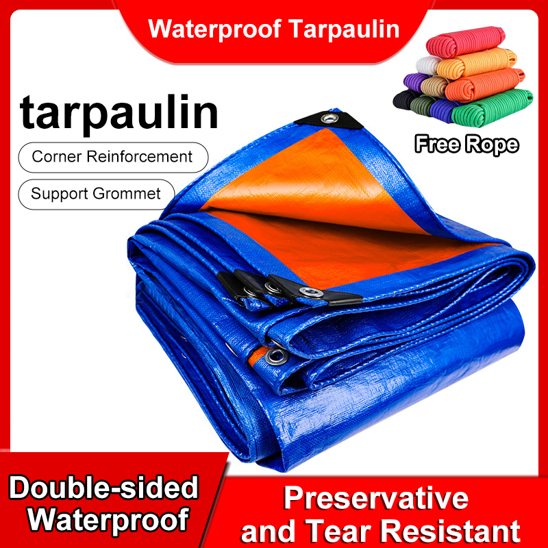 (Free Rope) Multiple Size 20FTx26FT Thickened Wear-Resistant PE ...