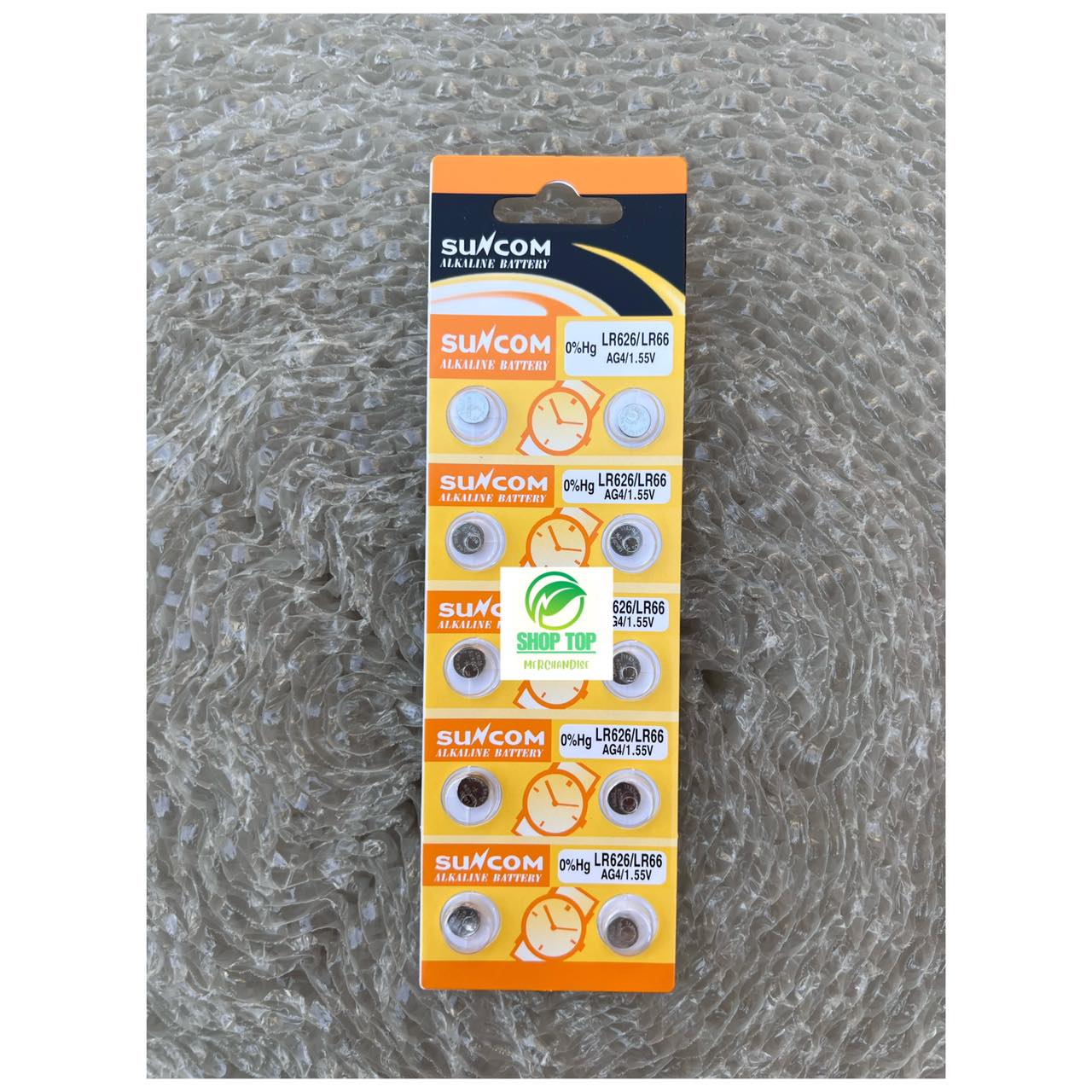 SUNCOM LR626/LR66 AG4 ALKALINE BUTTON CELL BATTERY | Lazada PH