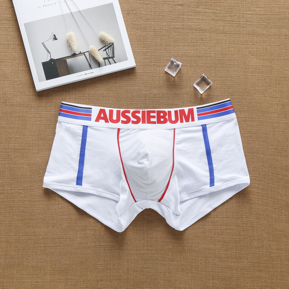 Aussie Bum Men Regular Air Cotton Boxer Briefs Man Boxers Quality Basic ...