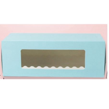 PH Based Swiss Roll Cake Box half roll cake packaging Kraft Paper cake ...