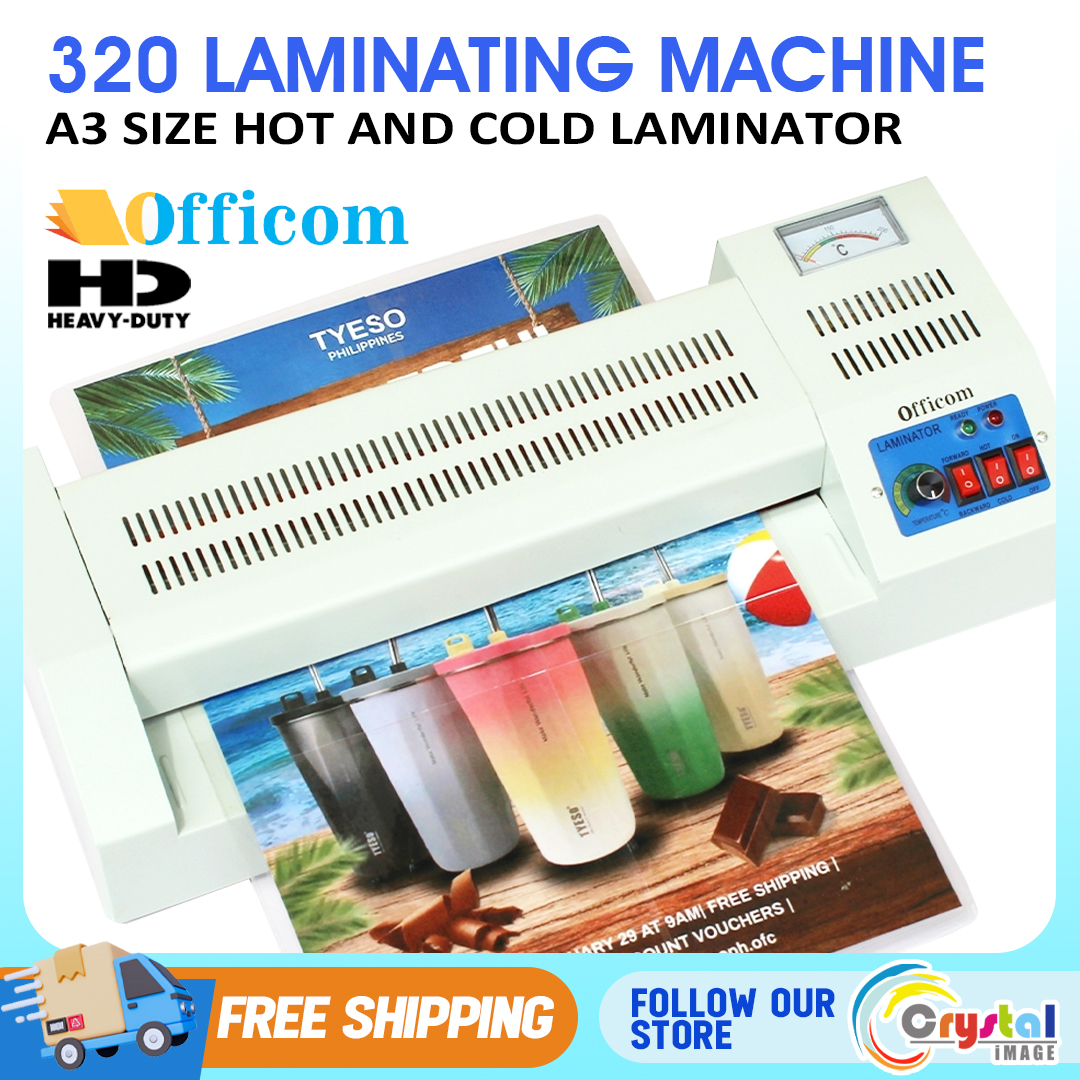 Officom 320 Laminating Machine Heavy Duty Package Set Bundle A3 Size ...