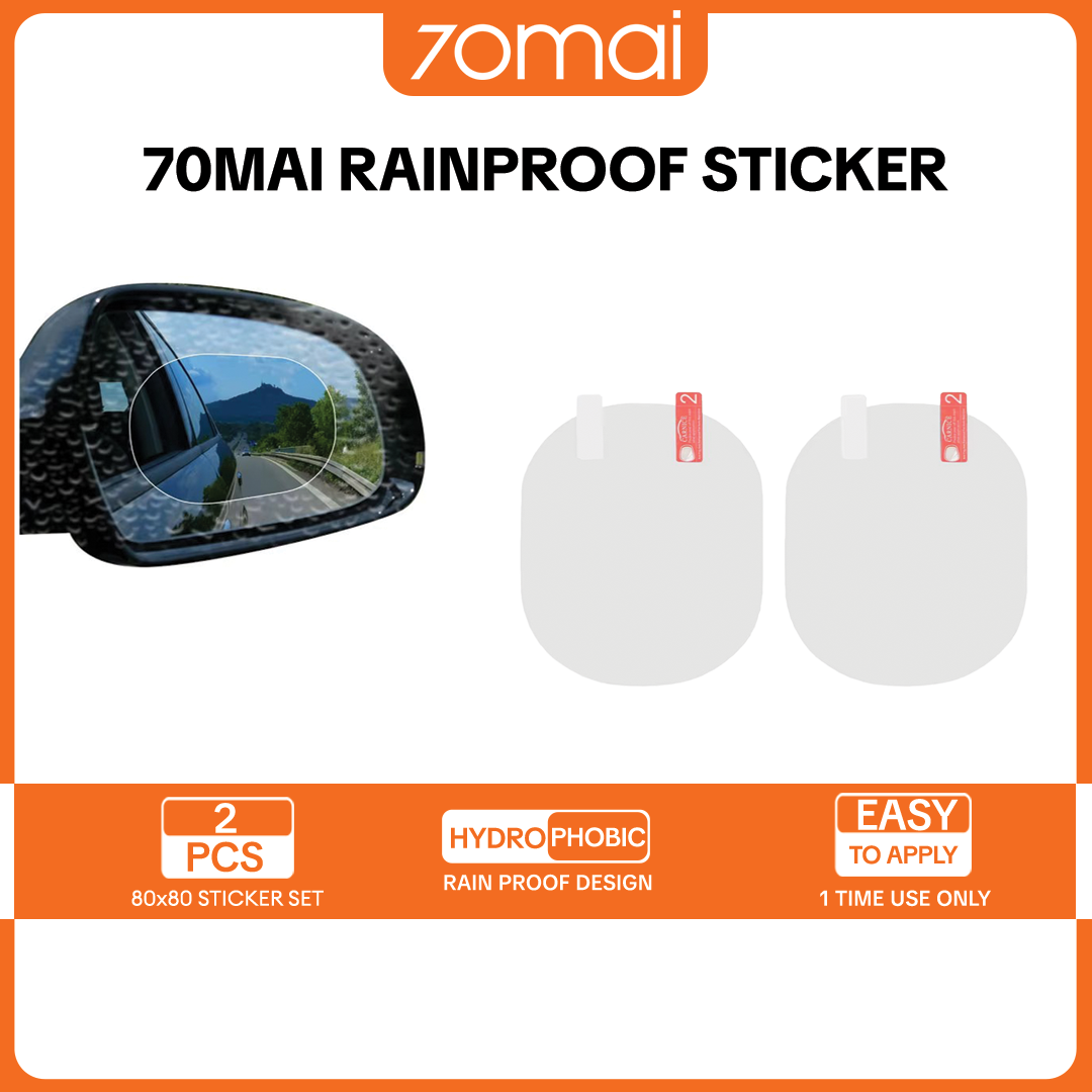 70mai Rainproof Membrane - Hydrophobic Sticker for Side Mirrors | Anti ...