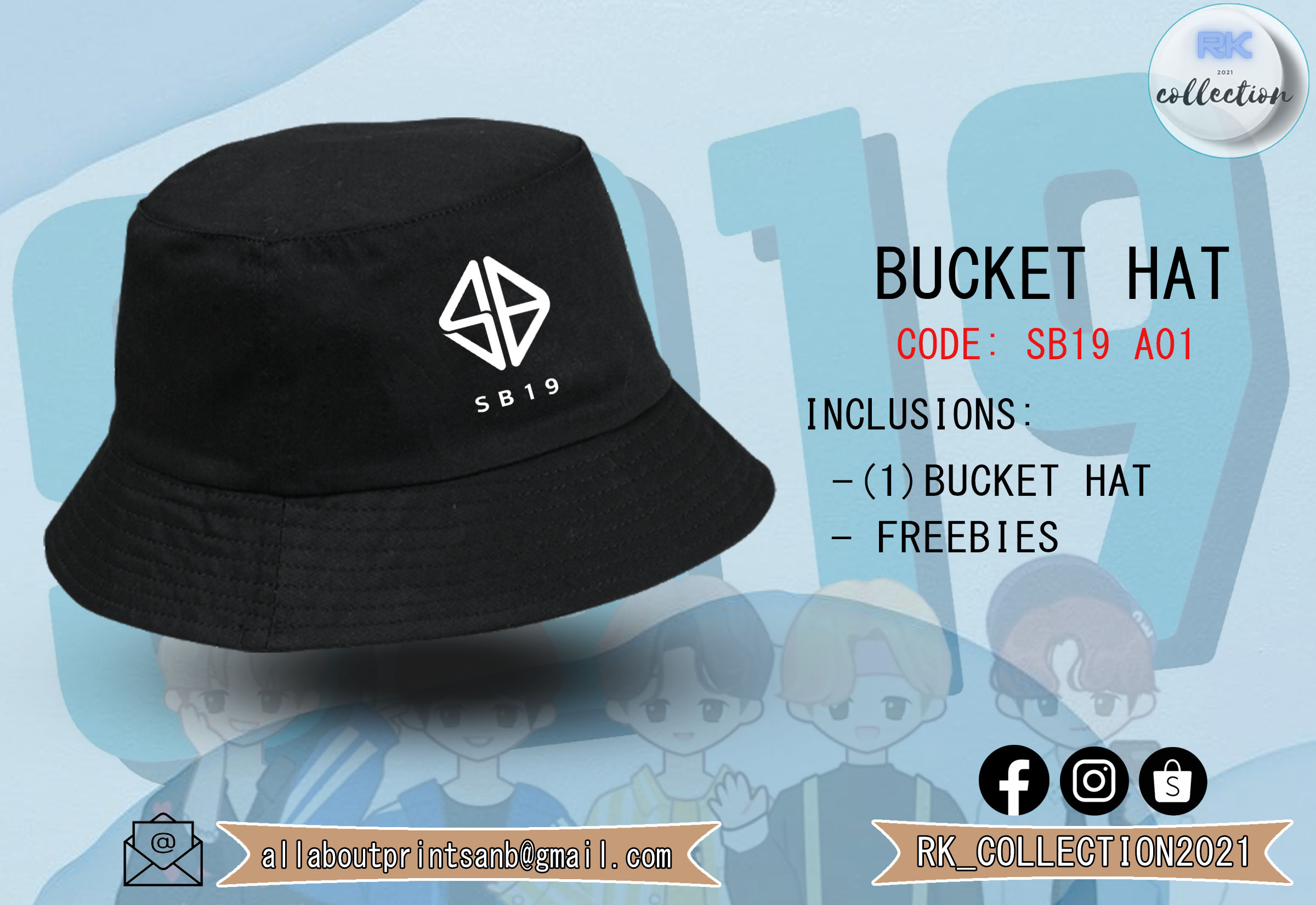 SB19 BUCKET HAT UNOFFICIAL (RK COLLECTION) | Lazada PH