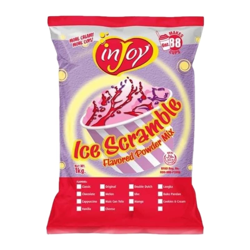 【Hot】 Injoy Ube Scramble Flavored 1kg | Lazada PH
