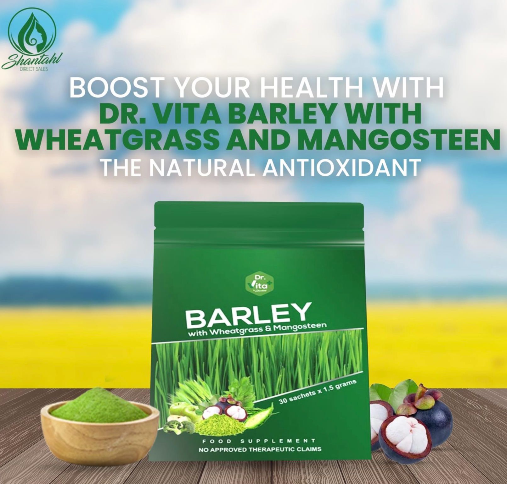Dr Vita Barley (30 sachets) new improved packaging | Lazada PH