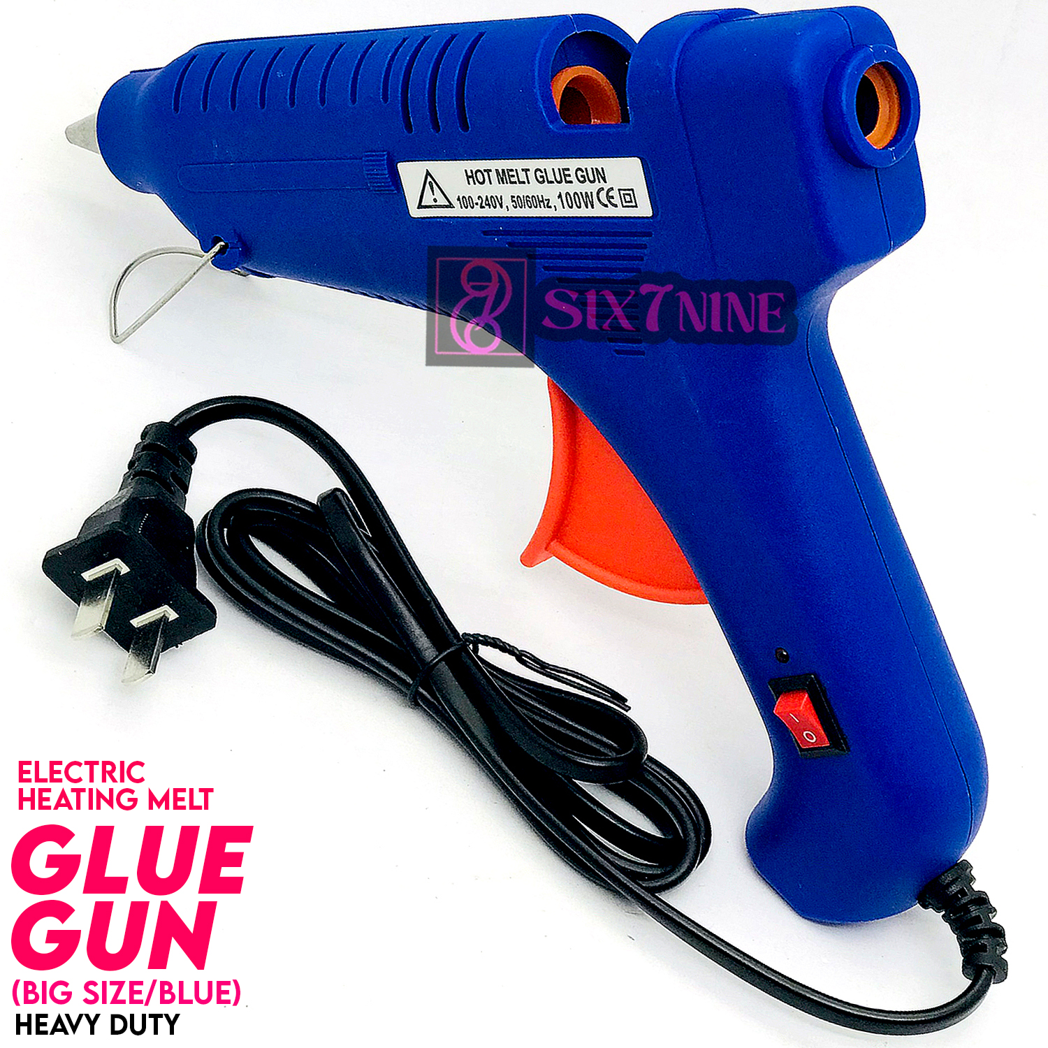Glue Gun BIG SIZE 110V-240V 100W Blue Heavy Duty | Lazada PH